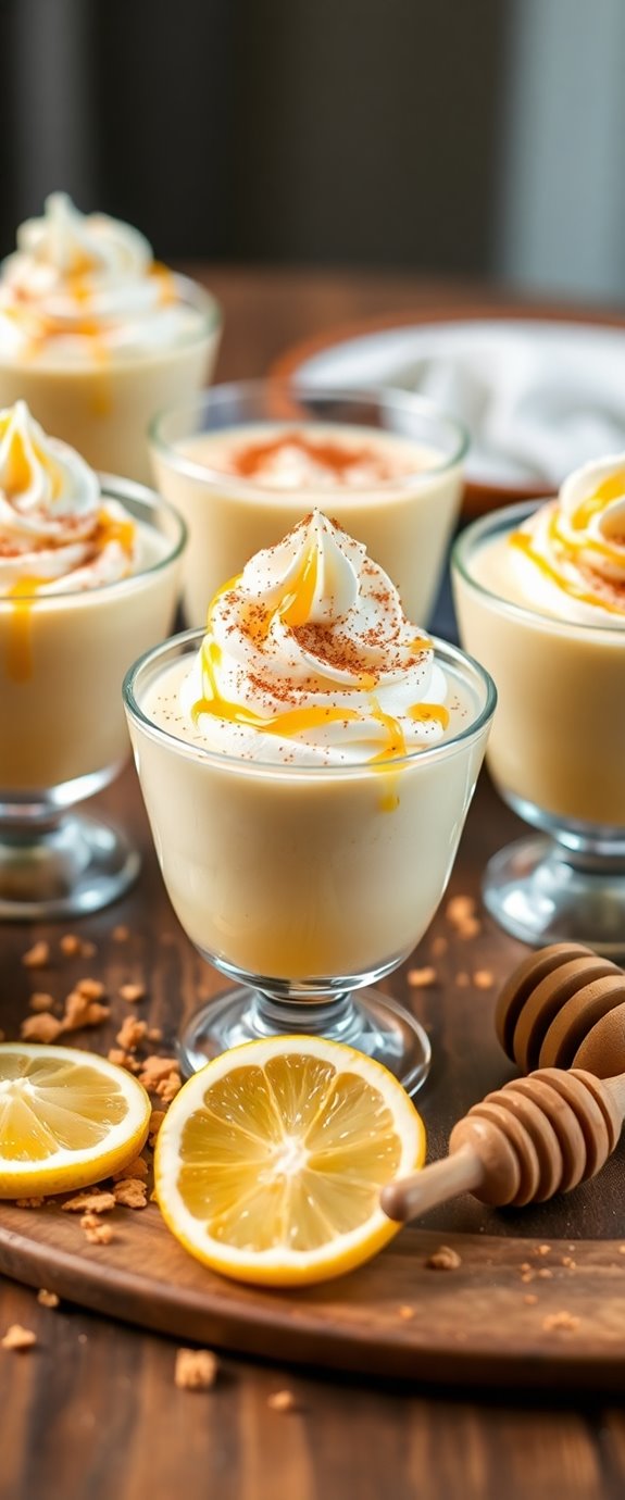 Honey Cheesecake Pudding