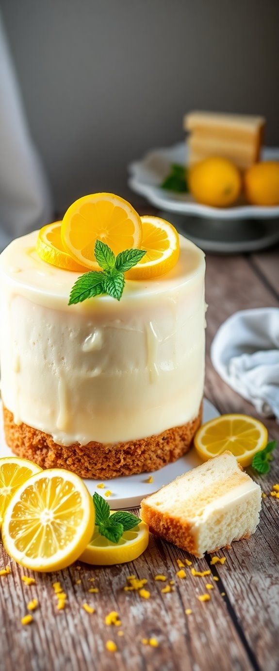 Lemon Cheesecake Cake