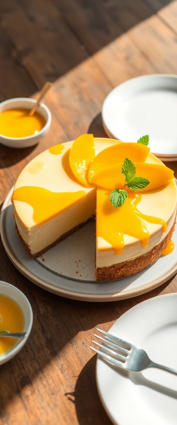 Easy Mango Cheesecake Recipe