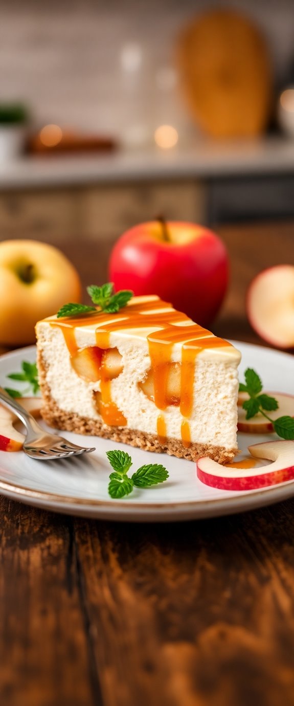 Vegan Apple Cheesecake