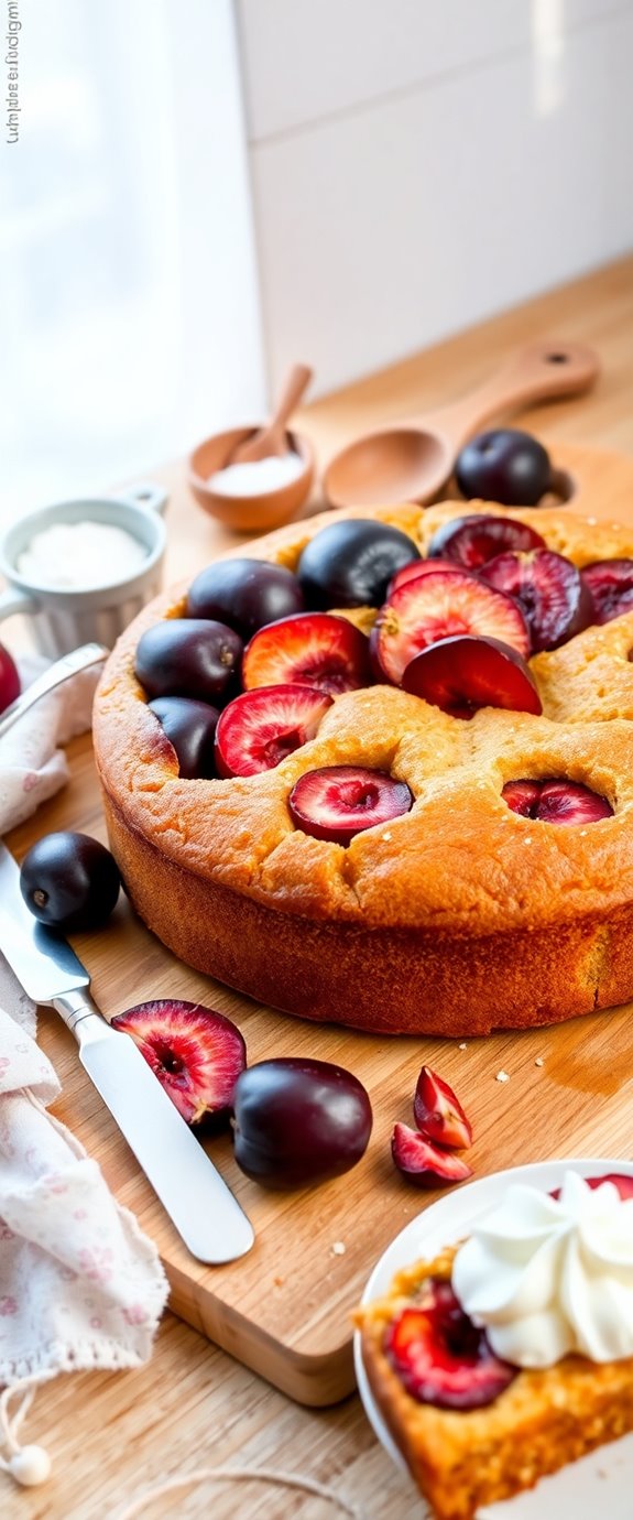Simple Plum Cake Recipe