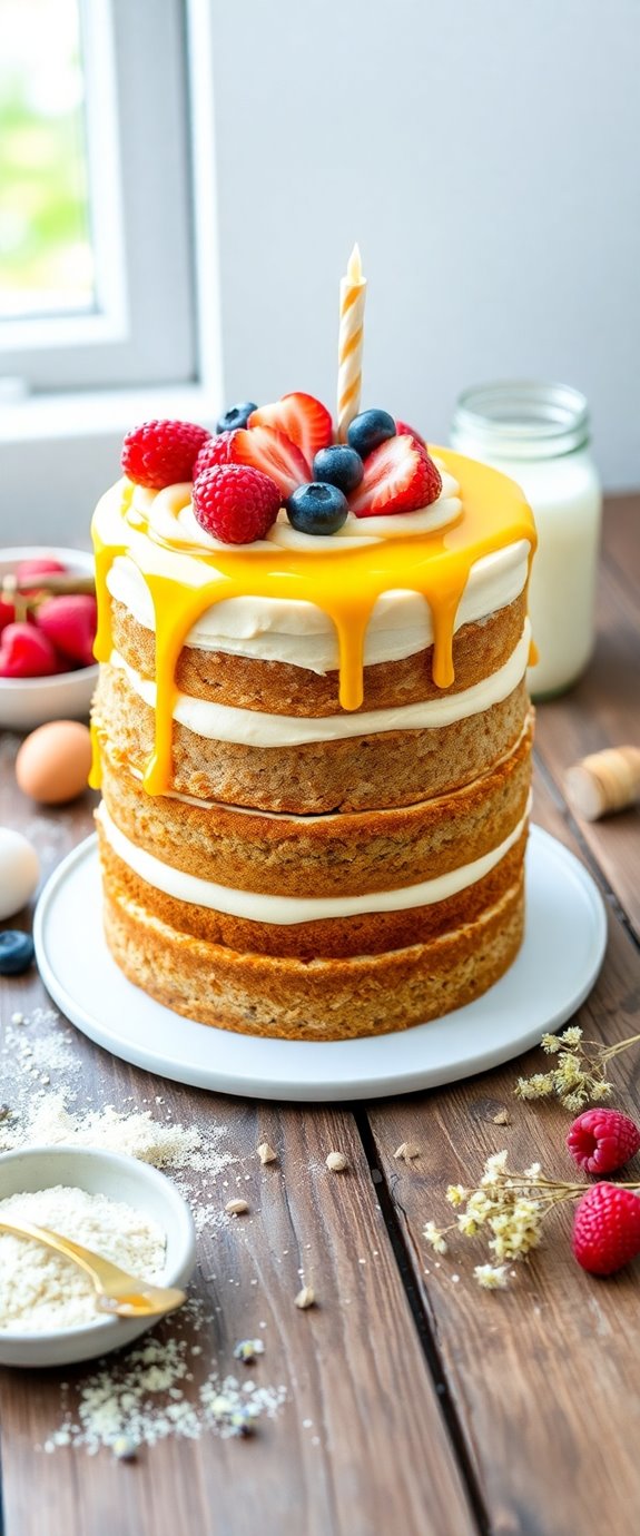 Whole Wheat Birthday Cake Recipe